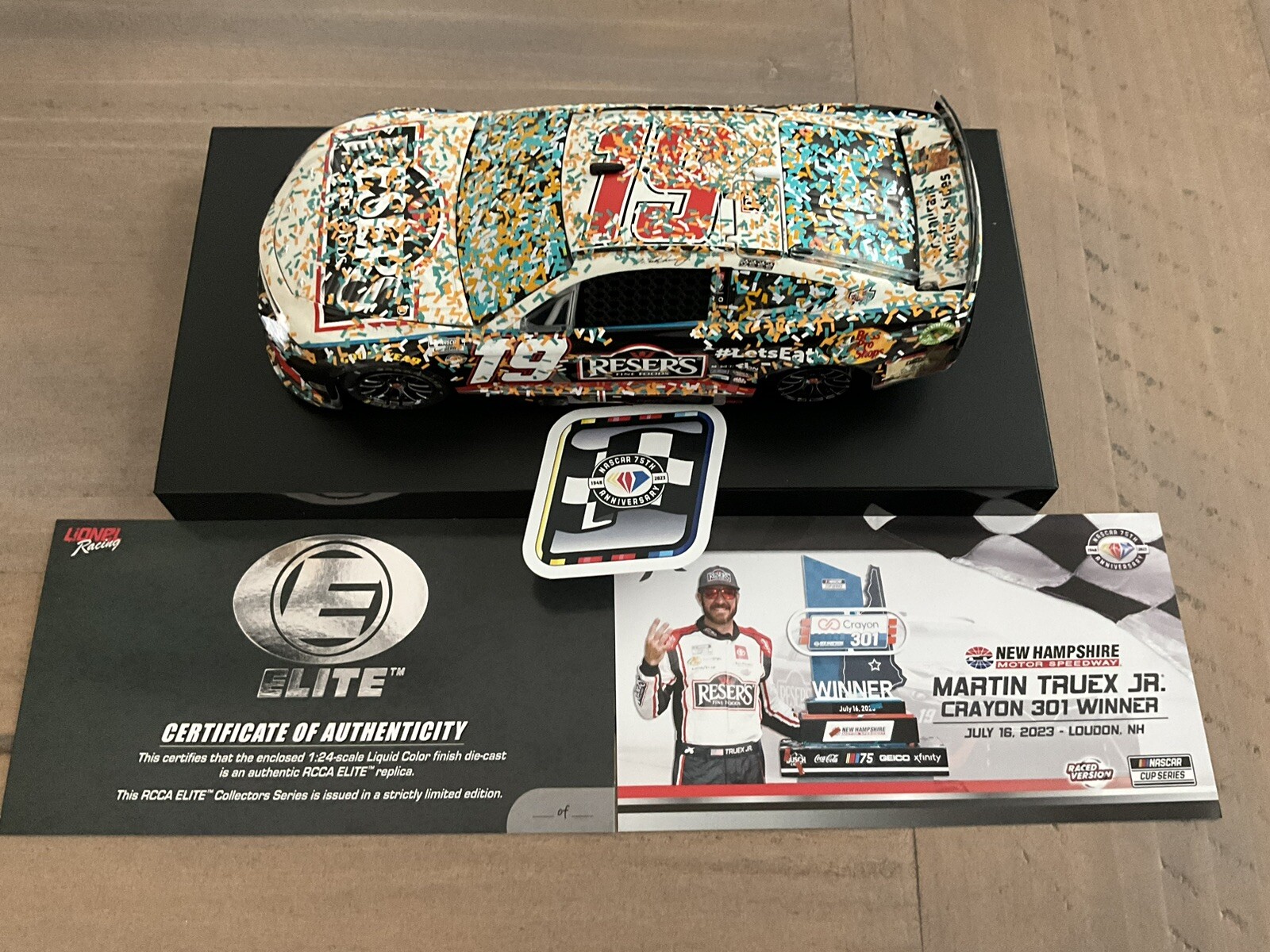 2023 MARTIN TRUEX Reser's Fine Foods New Hampshire Win 1:24 Elite ...