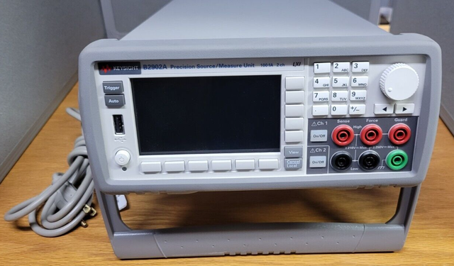 Agilent Keysight B2902A Precision Source / Measure Unit 100fa 2ch for ...