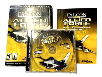 Falcon 4.0 Allied Force PC CD-Rom 2005 Windows F-16 Fighting Flight ...
