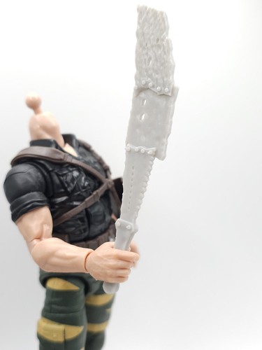 3d Printed SWEET TOOTH MACHETE 1:12 SCALE 6" GI Joe Classified/Marvel ...