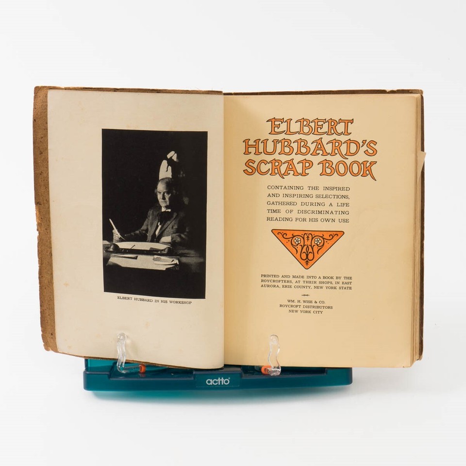 Elbert Hubbard's Scrapbook 1923 First Edition with Right-side Up ...