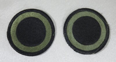 United States Army 1st Corps or USA AAFES Military Patch set of 2 Olive ...