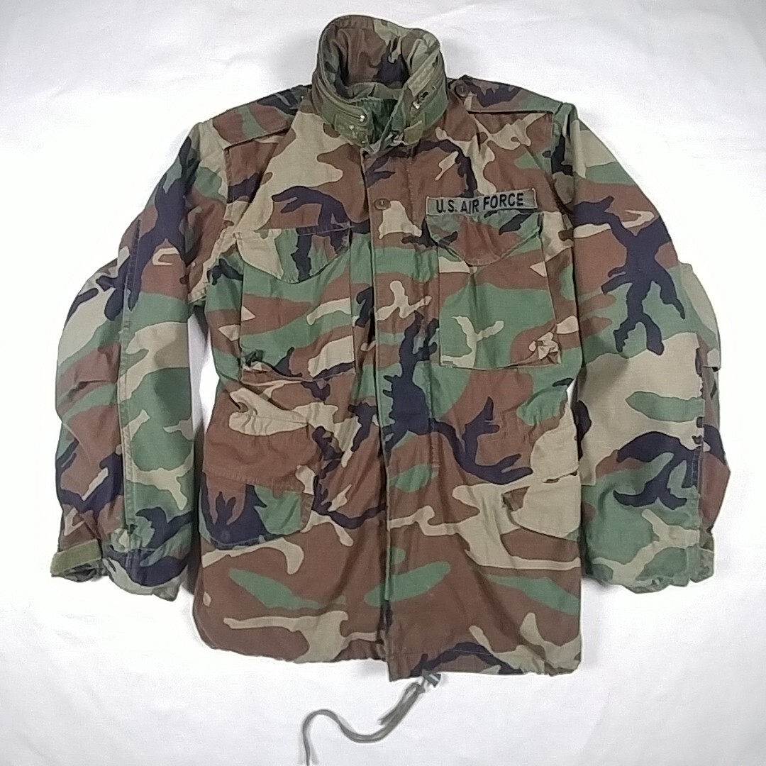 Vintage M65 Woodland Camo Field Jacket Cold Weather C… - Gem