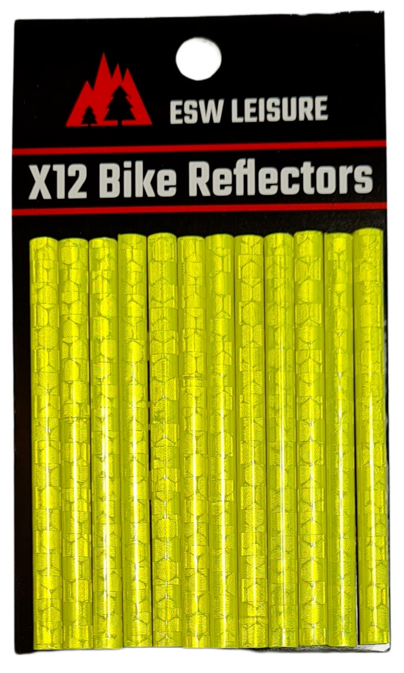 🔥12 Pack Clip On Bicycle Wheel Spoke Reflectors Cycling Bike Reflective ...
