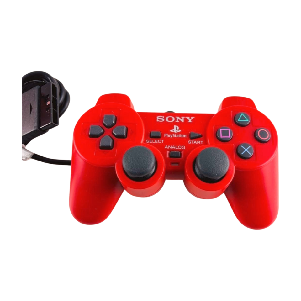 Ex Sony PS2 Slim Red SCPH-90000 Cinnabar Console Controller Box NTSC-J ...