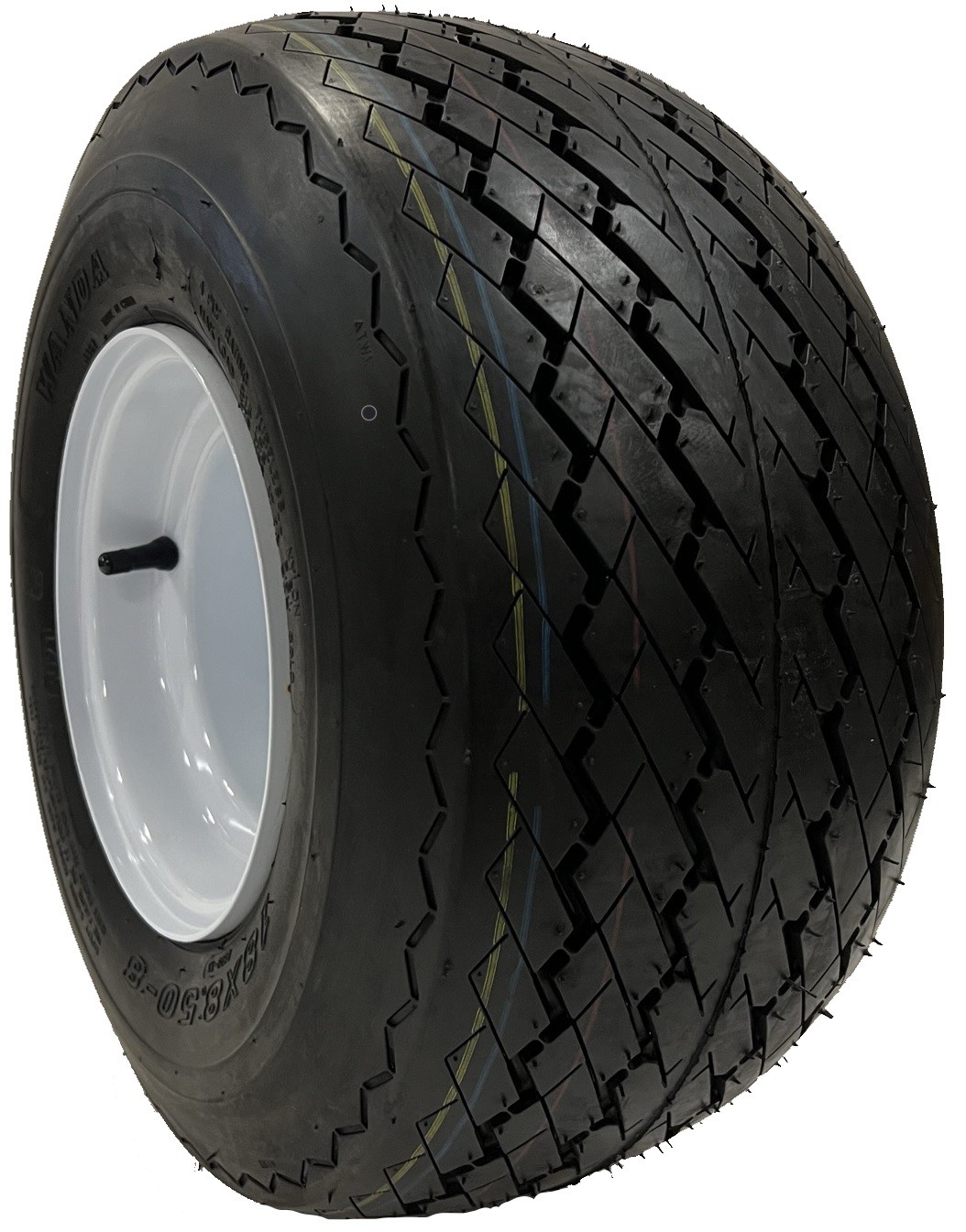 4-Pk 8" 18X8.50-8 White Golf Cart Wheels Tires Fit Club Car, Cushman ...