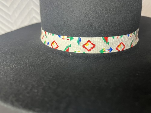 Vintage Always On Top Native American Wool Reservation Hat Black ...