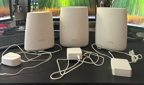 Netgear Orbi RBR50 Router + 1 RBS50 and 1 RBS40 Satellites — Whole-Home ...
