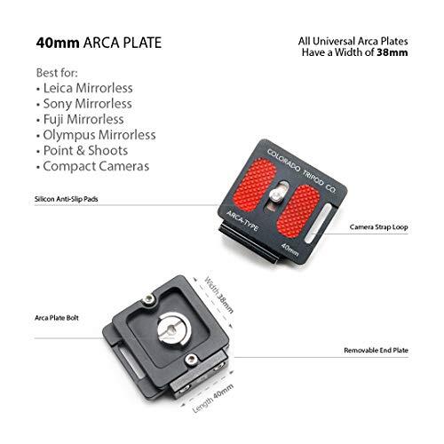 Colorado Tripod Arca Plates 40mm Universal Arca Swiss Quick Release ...