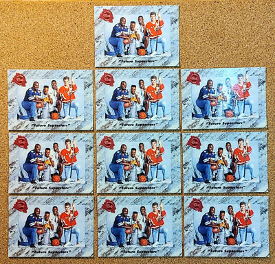 1991 Classic Draft Pick 4 Sports Lot of 10 "Future Superstars" #1 Eric ...