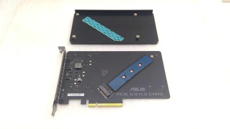 ASUS ROG PCIE 5.0 M.2 Card NVME M.2 Expansion Card, Black | eBay