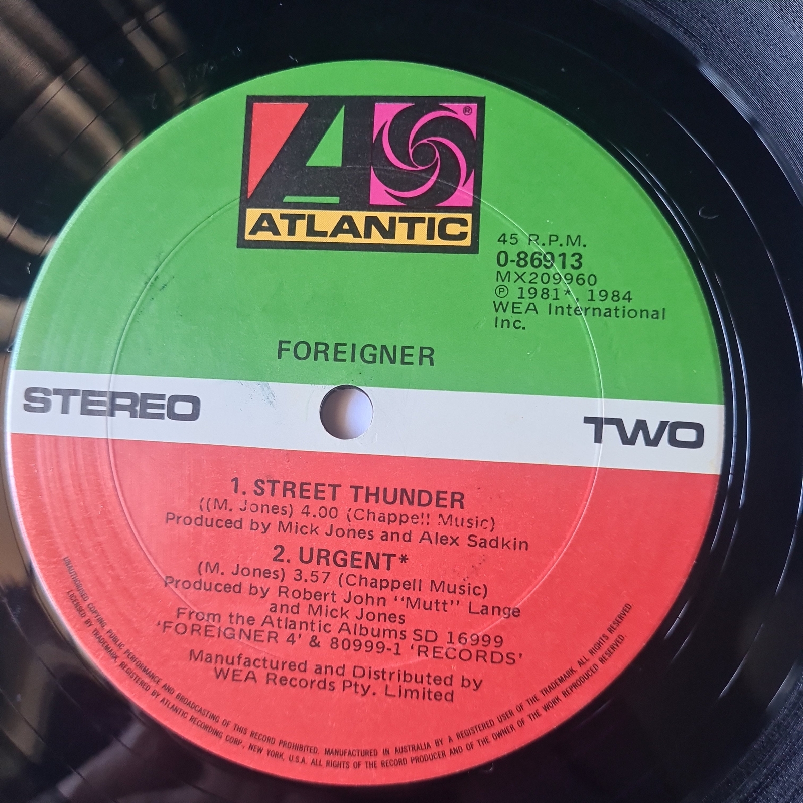 Foreigner – I Want To Know What Love Is (Extended Version) - 1984 (Maxi ...