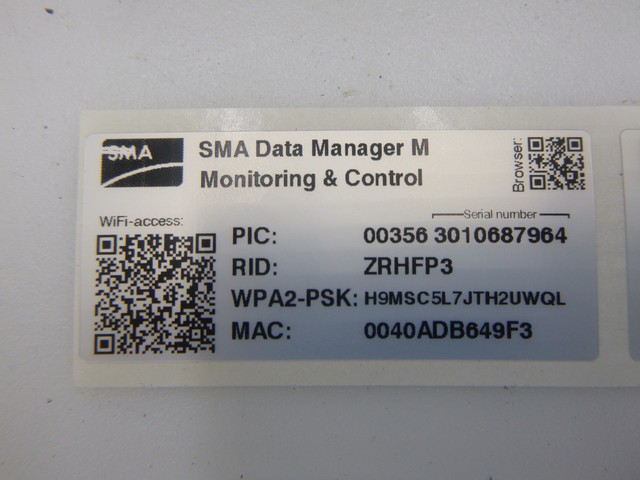 SMA EDMM-US-10 Data Manager M for Solar Power Management for sale ...