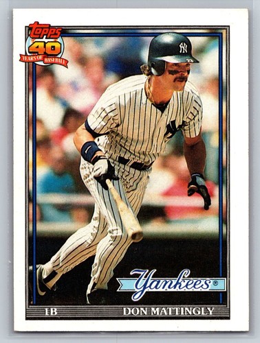 1991 Topps #100b Don Mattingly | eBay