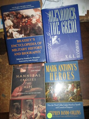 LOT 4 military history: Brassey's Encyclopedia, Mark Antony's Heroes ...