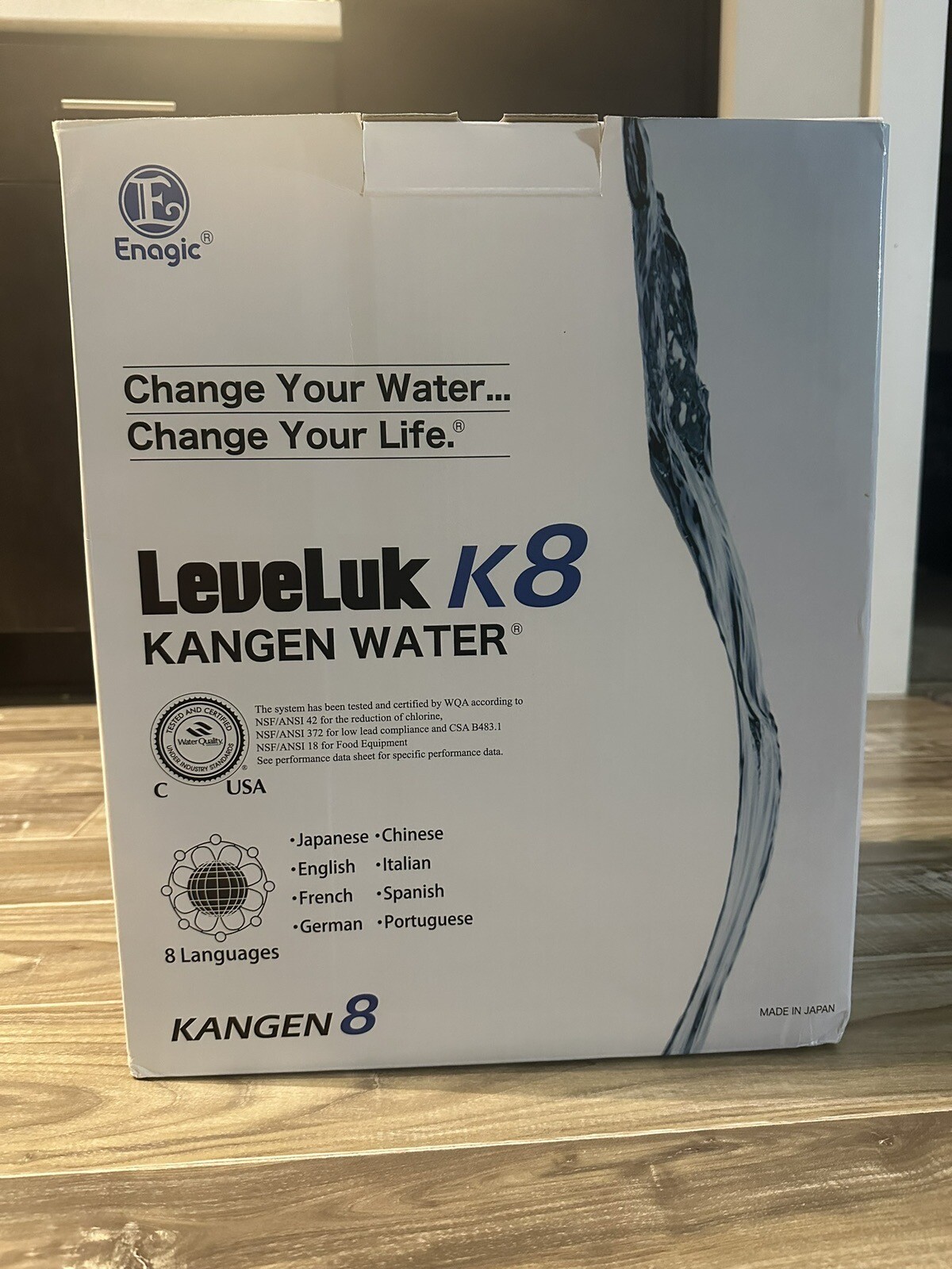 Leveluk K8 Enagic Kangen Water K8 Filtration Machine (Brand New Shield ...