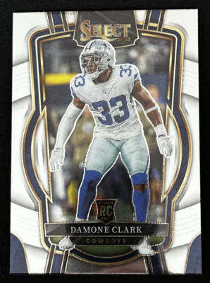 Damone Clark 2022 Panini Select - Club Level #274 Rookie Cowboys | eBay