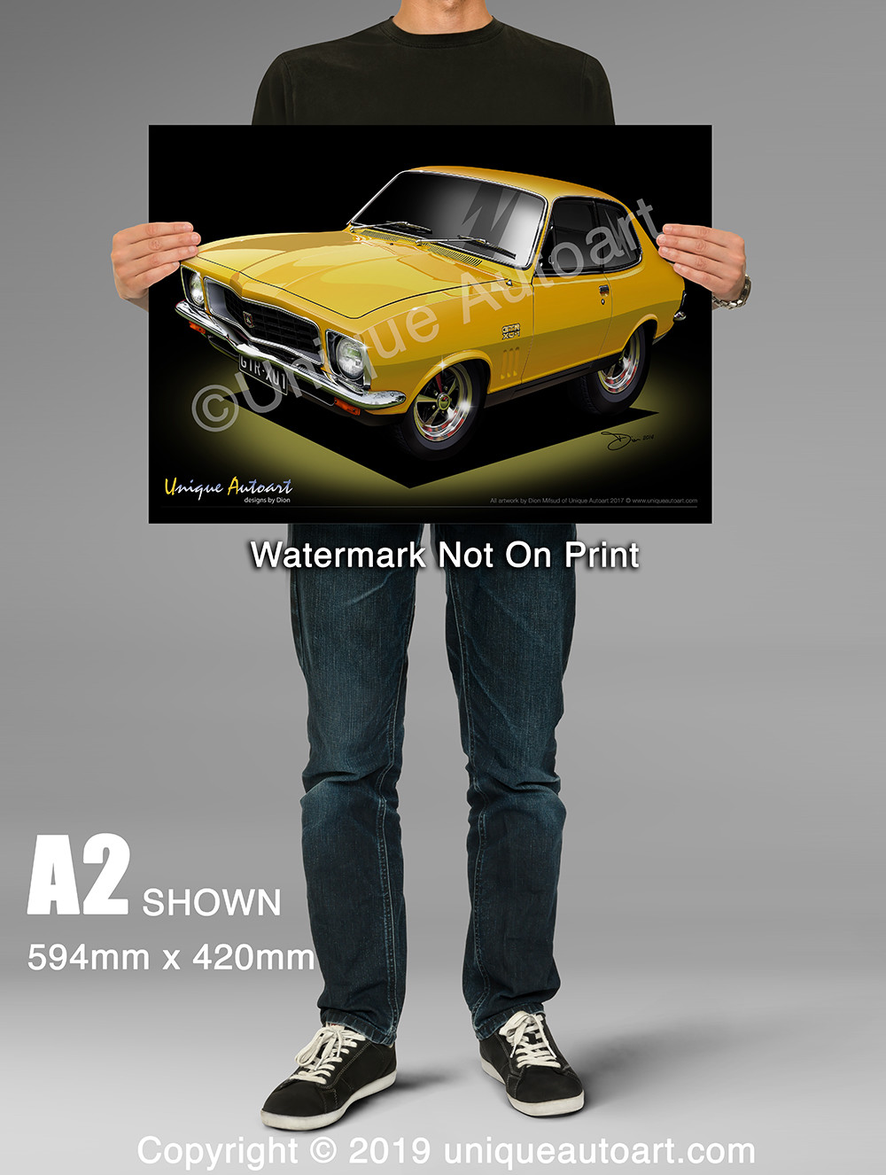 Holden LJ Torana GTR XU1 Print - Classic Holden Torana Drawing ( 18 ...