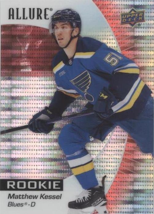 2023-24 Upper Deck Allure - Rookies Matthew Kessel #124 Red Rainbow (RC ...