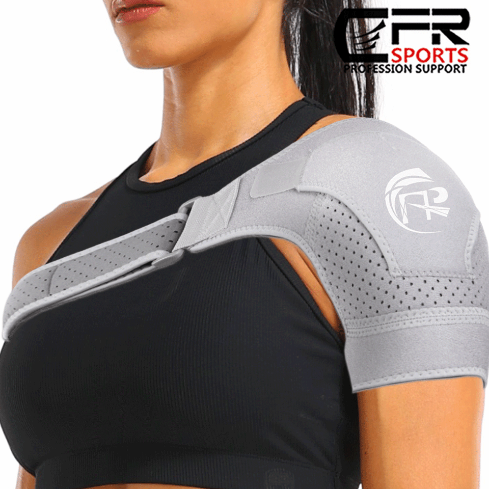 Shoulder Brace Torn Rotator Cuff Belt Pain Relief Support Compression ...