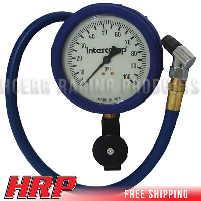 Intercomp-Fill, Bleed, & Read Tire Pressure Gauge-4"(0-100) PSI-360088 | eBay