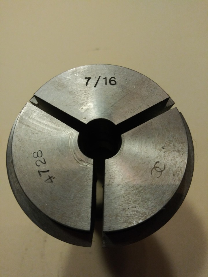 Hardinge B42. 7/16 Round Collet | eBay