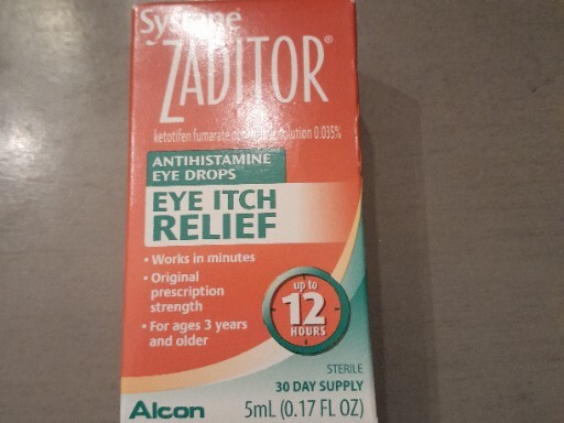 Alcon Zaditor Antihistamine Eye Drops 5ml 300654011057 | eBay