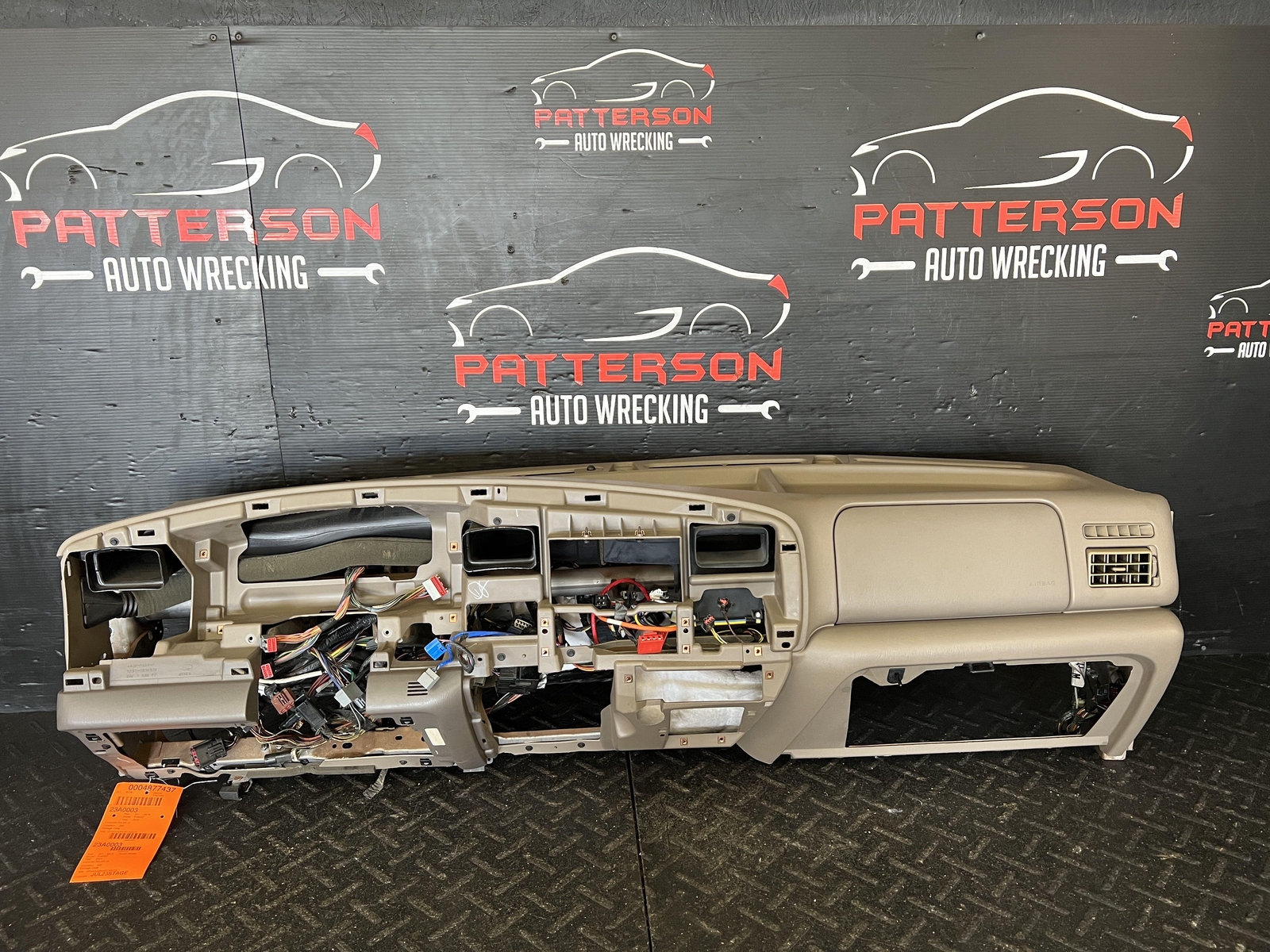 2003-2004 Ford F350 Core Bare Dash Dashboard Panel 2 Tone Trim Tan ...