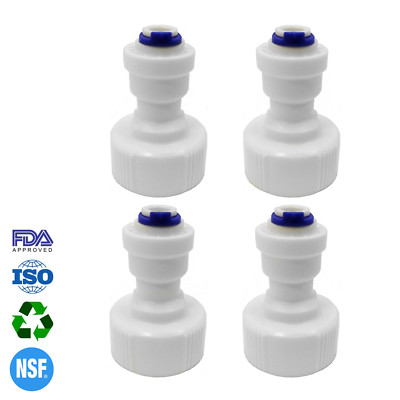 Finerfilters Pushfit Feed Water Connection Fittings 3/4" BSP to 1/4 ...