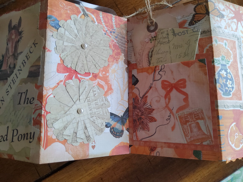 Junk Journal Handmade Booklet Book Vintage "LITTLE THINGS" w/ Pockets ...