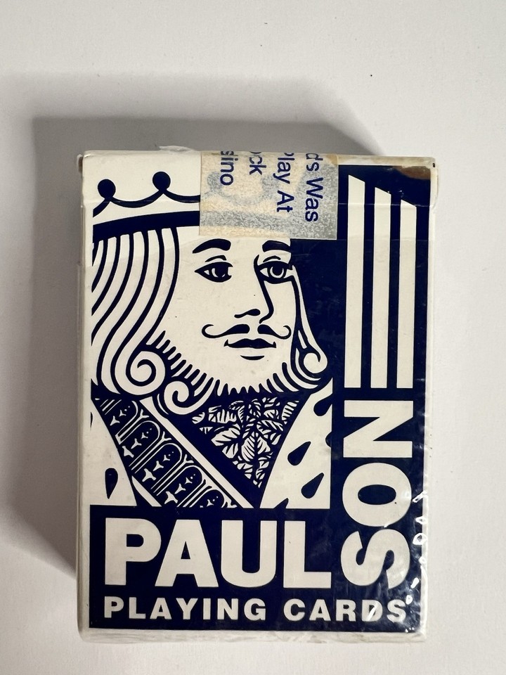 Vintage HARD ROCK Hotel & Casino ~ PAULSON Game Used Playing Cards ...