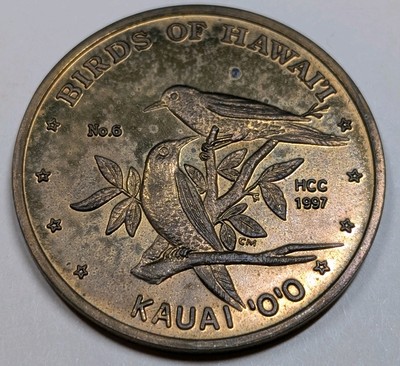 1997 Birds of Hawaii Kauai O'O No. 4 Honolulu Coin Club | eBay