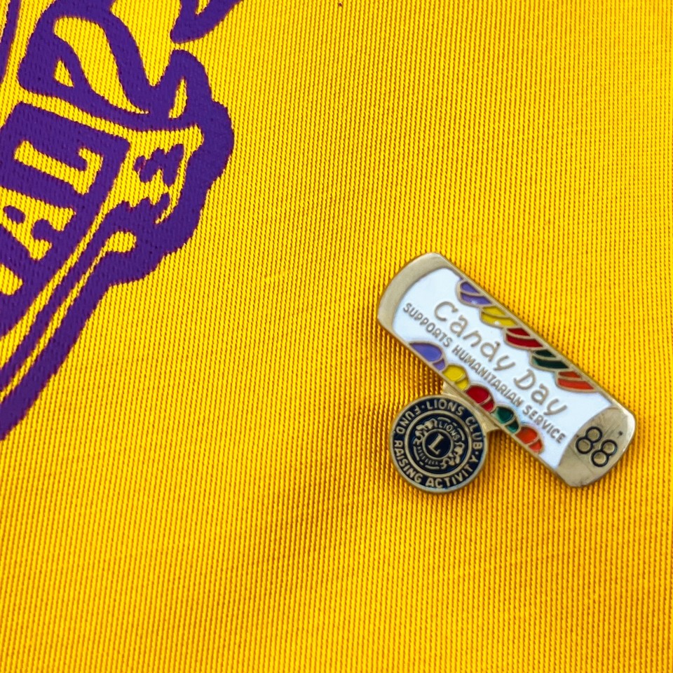 VTG 80s 90s Lions Club International, Lombard Illinois XL Vest + Pins ...