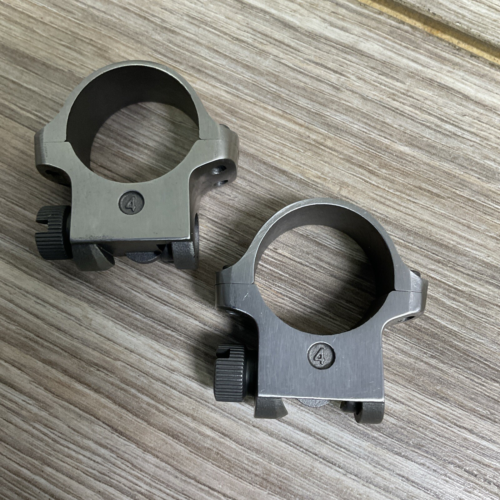 Ruger Scope Rings Stainless For 1 Inch Tubes. Medium Height #4 | eBay