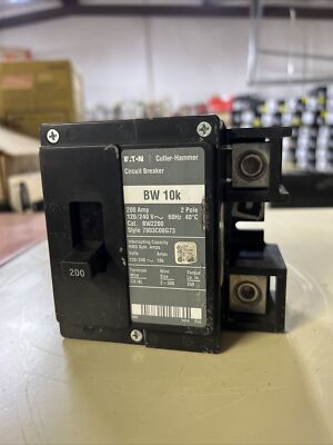 Cutler Hammer BW2200 2 Pole 200 Amp 120/240V bolt on Circuit Breaker ...