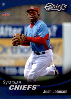 2015 Syracuse Chiefs Choice #10 Josh Johnson Tampa Florida FL Baseball ...