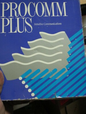 Vintage Procomm Plus Internet Software Box, Manuals & Disks NEW open ...