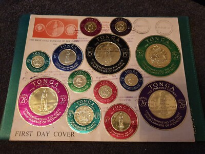 First Day Cover Commemorating First Gold Coinage of Polynesia 1962 1963 ...