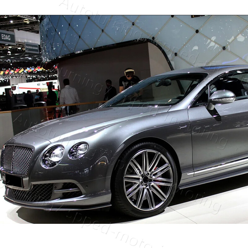 REAL Carbon Front Bumper Lip Spoiler Splitter For Bentley Continental ...