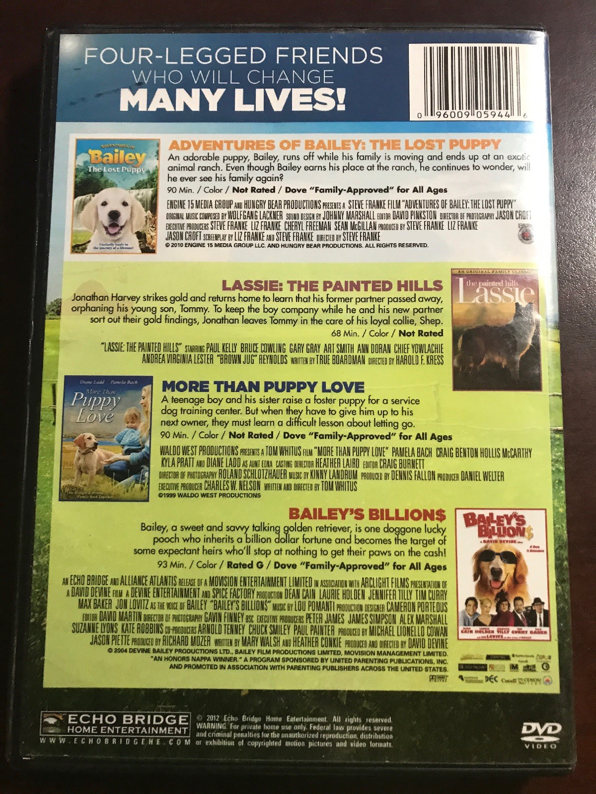 Adventures of Bailey: The Lost Puppy/Baileys Billions/More Than Puppy ...