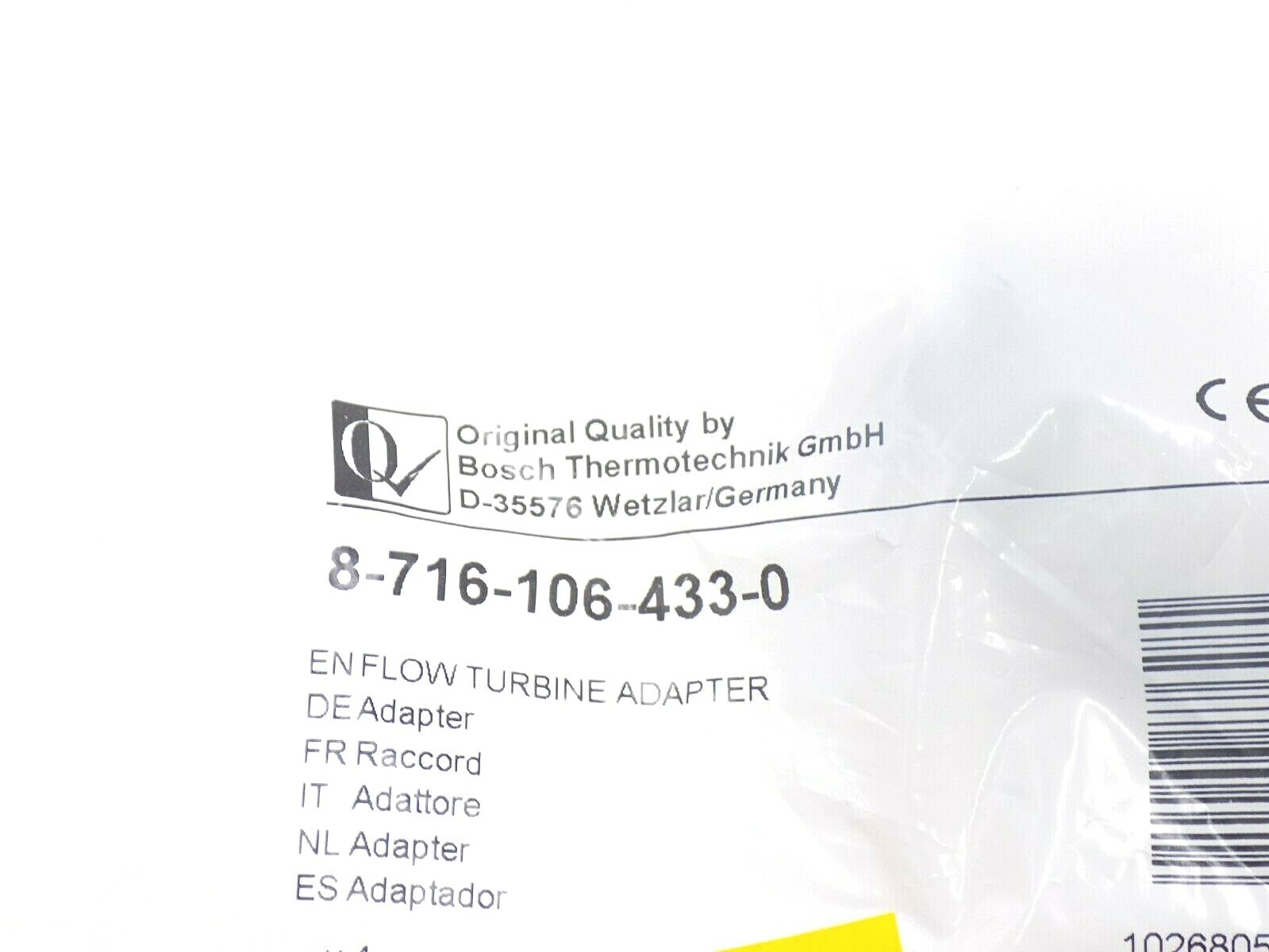 Worcester Greenstar Boiler Flow Sensor Adaptor 87161064330 8716122264 ...