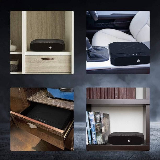 awesafe Biometric Lock Gun Safe - Black for sale online | eBay