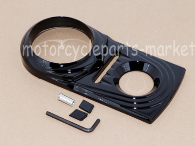 Black Dash Panel Insert Cover 1993-2015 For Harley Softail FXDWG Dyna ...