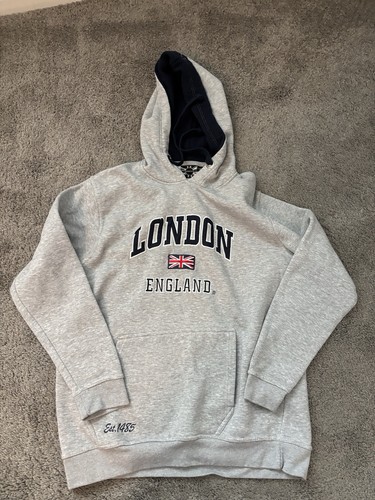 GWCC London England Hoodie Mens 4XL Pullover Union Jack Sweatshirt ...