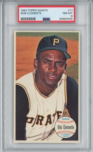 1964 Topps Giants 11 Clemente PSA 8 686608 | eBay