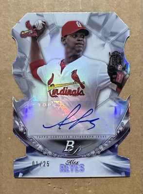 2016 Bowman Platinum Alex Reyes Platinum Cut Autograph Card #PCA-ARE ...