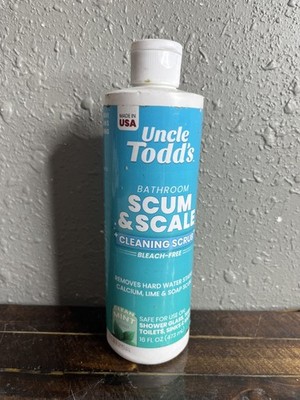 Uncle Todd’s Bathroom Scum & Scale Cleaning Scrub Bleach-Free 16 oz | eBay
