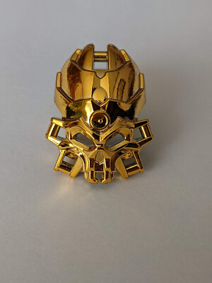 LEGO Bionicle Rare CHROME GOLD Skull Spider Mask G2 | eBay