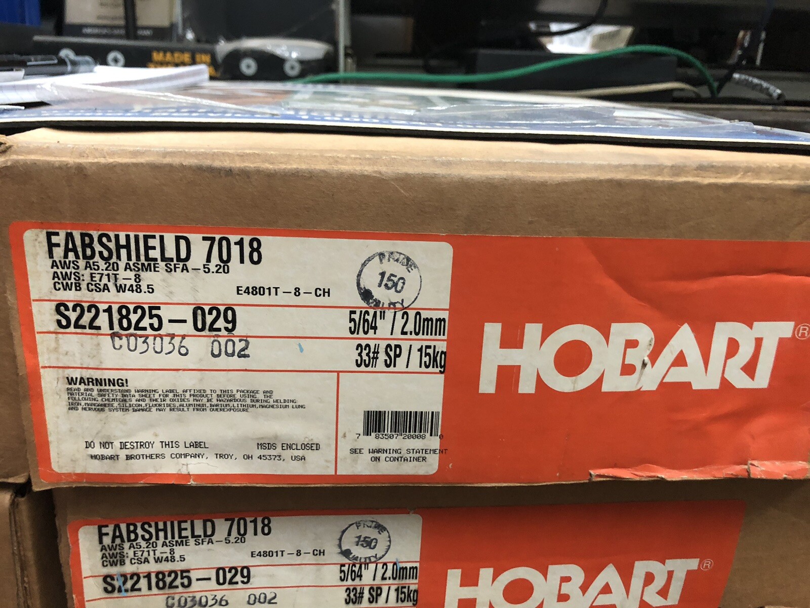 Hobart Fabshield 7018 S221825-029 Welding Wire | eBay