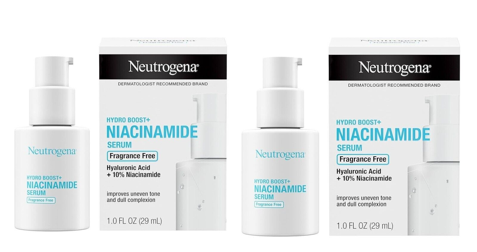 Neutragena Neutragena Hydro Boost+ Niacinamind Serum 1.0oz/29mL PACK OF ...